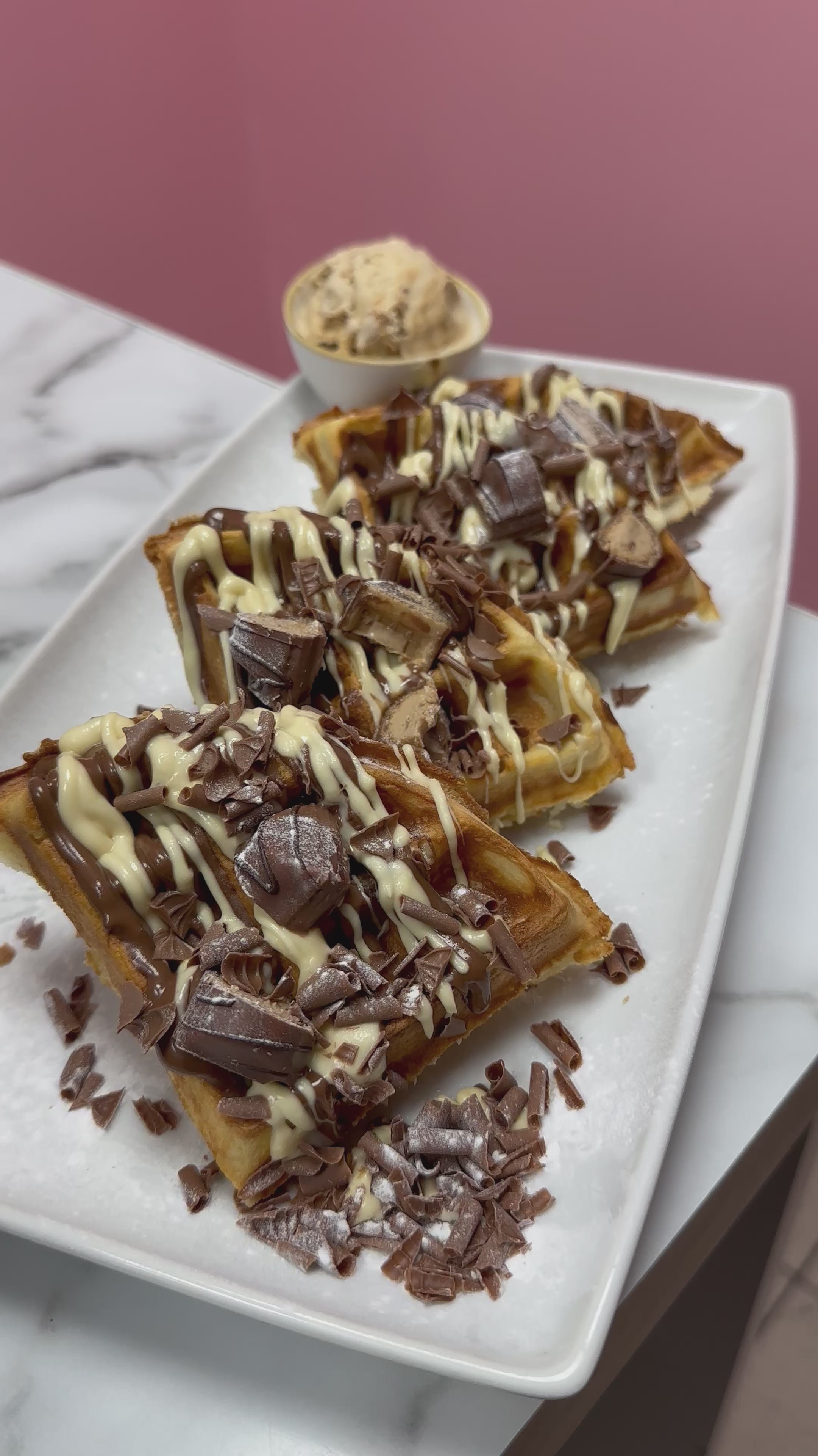 Krazy For Kinder Waffle – Sal's Desserts